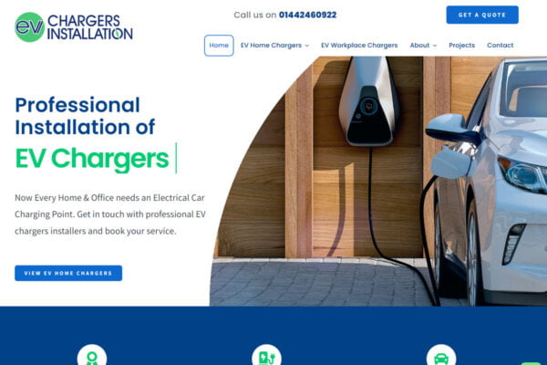 EV Chargers Installation Website - Max Signs